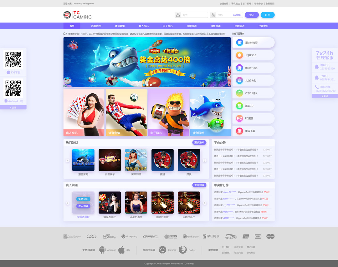 天成集团 - 最全面的包网方案